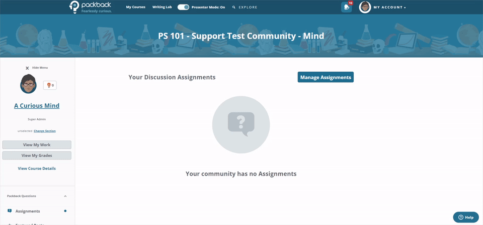 Setting Up and Managing Discussion Assignments – Packback