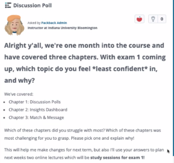 How to Setup and Use Discussion Polls – Packback