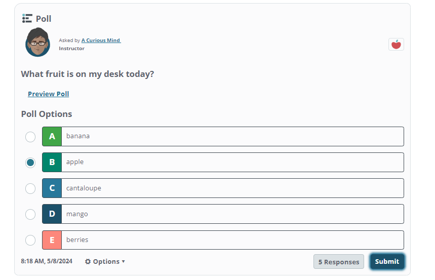 How to Respond to Discussion Polls – Packback