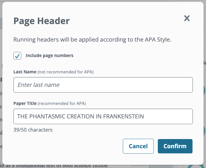 Adding Page Headers in Packback Deep Dives – Packback